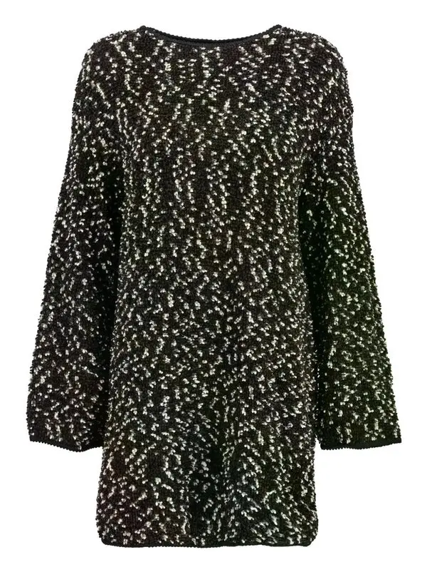 Gianfranco Ferre Chenille Sweater - Black