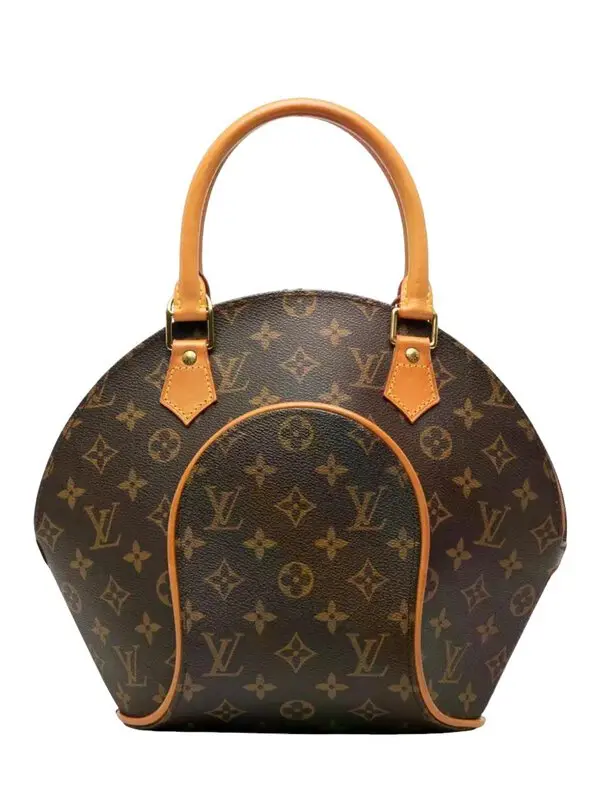 LOUIS VUITTON 1998 Monogram Ellipse Pm Handbag - Brown