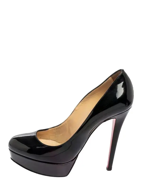 CHRISTIAN LOUBOUTIN Leather Heeled Pumps - Black