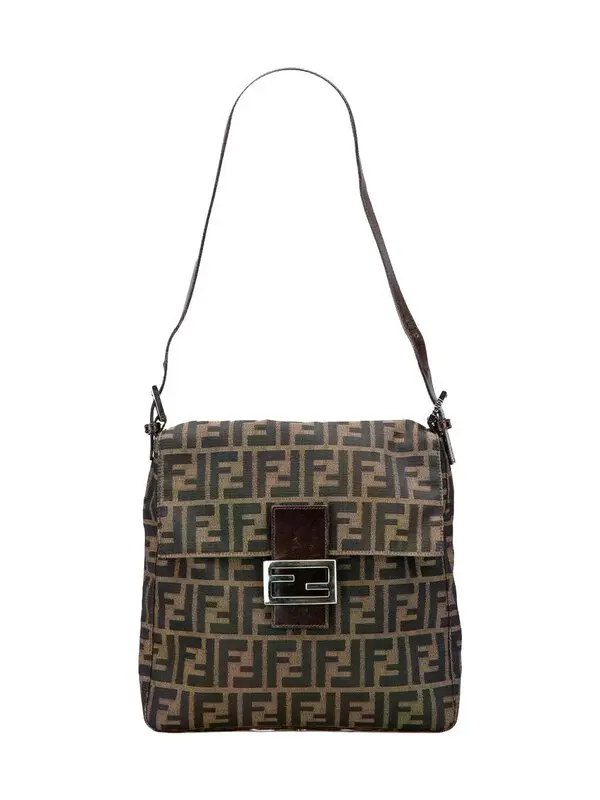Fendi 20th Century Zucca Canvas Shoulder Bag - Brown