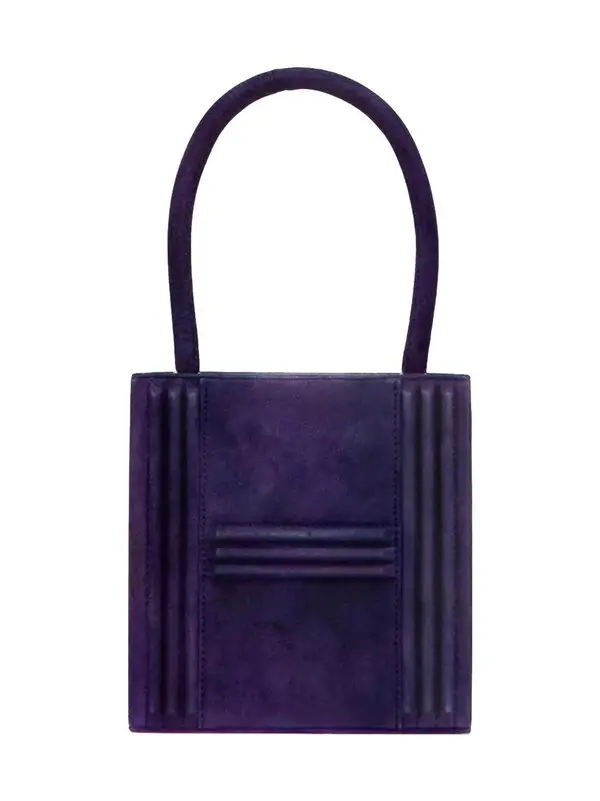 Hermès 1993 Mini Doblis Kelly Cadena Handbag - Purple
