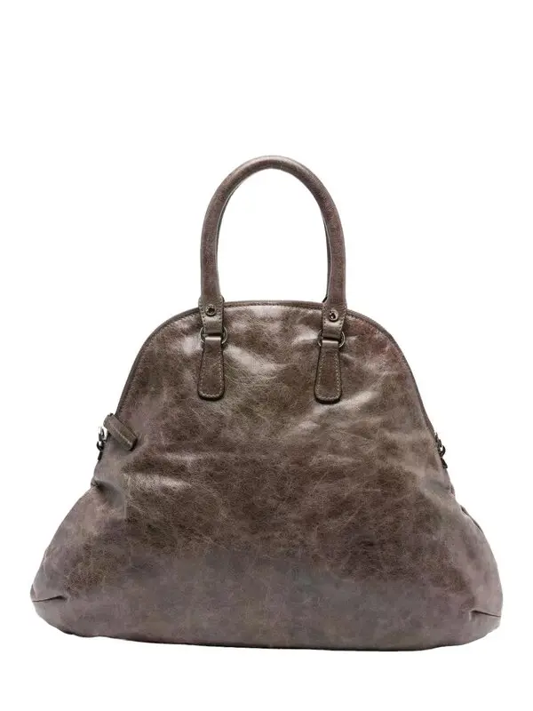 Marni 2000s Dome Top Handle Bag - Brown