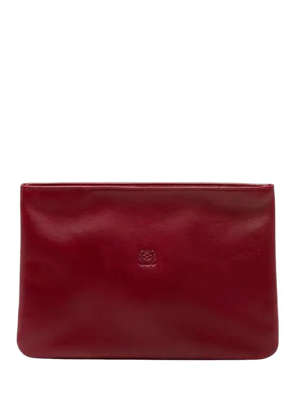 Loewe Anagram Pouch - Red