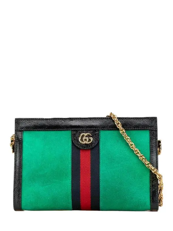 Gucci Small Ophidia Chain Crossbody Bag - Black