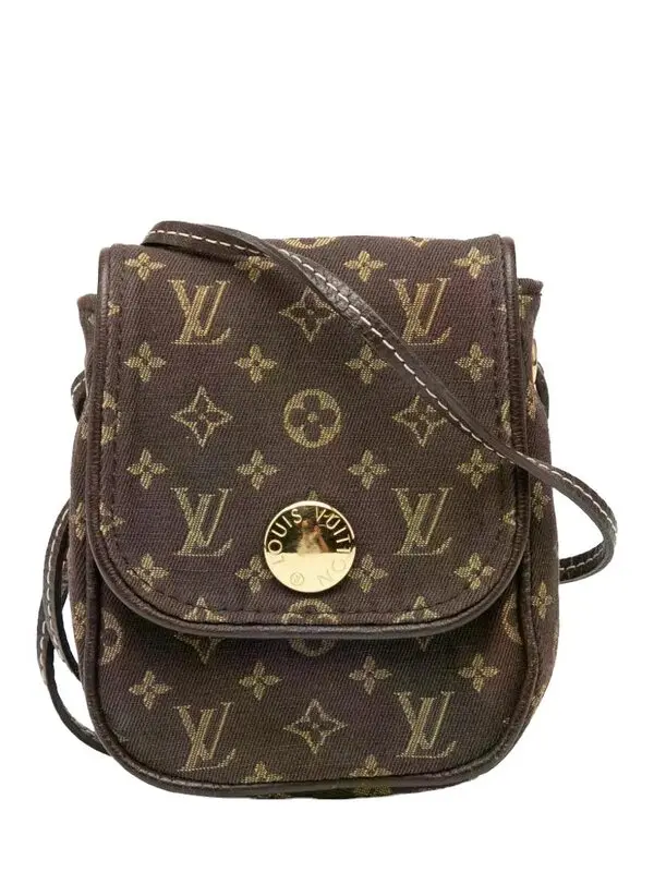 LOUIS VUITTON Monogram Mini Lin Pochette Cancun Crossbody Bag - Brown