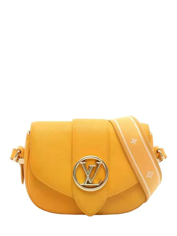 LOUIS VUITTON 2010s Pont 9 Soft Pm Shoulder Bag - Yellow
