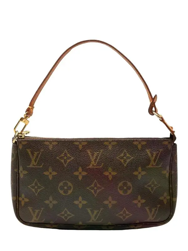 LOUIS VUITTON 2002 Monogram Pochette Accessoires - Brown
