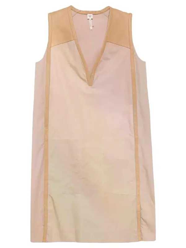 Hermès V-neck Dress - Pink