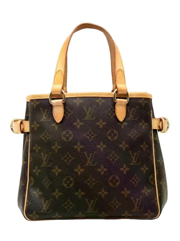 LOUIS VUITTON Monogram Batignolles Vertical Pm Handbag - Brown