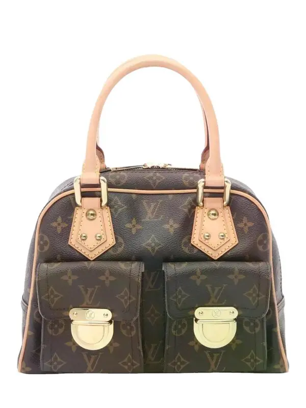 LOUIS VUITTON 2006 Manhattan Pm Tote Bag - Brown
