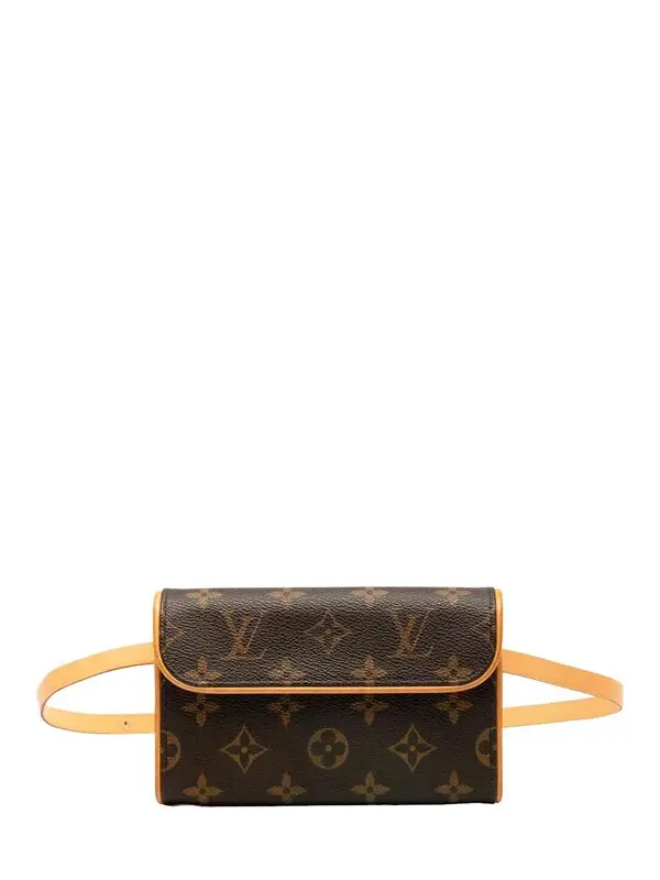 LOUIS VUITTON 2005 Monogram Pochette Florentine Belt Bag - Brown