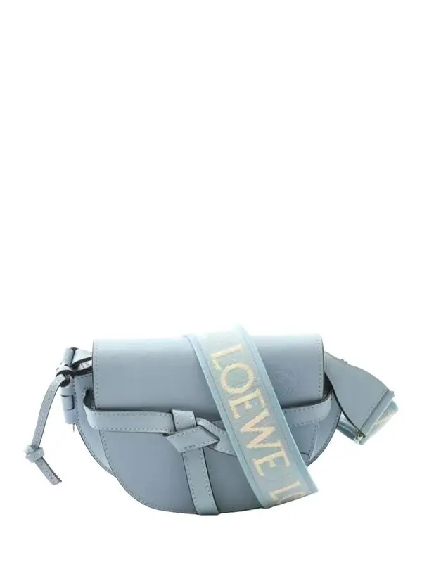 Loewe Mini Leather Gate Dual Bag - Blue