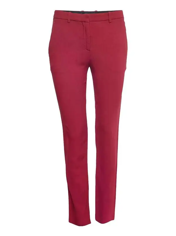 Theory Concealed-fastening Trousers - Red