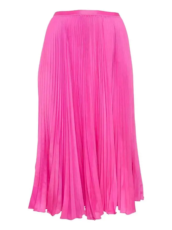 Polo Ralph Lauren Pleated Midi Skirt - Pink