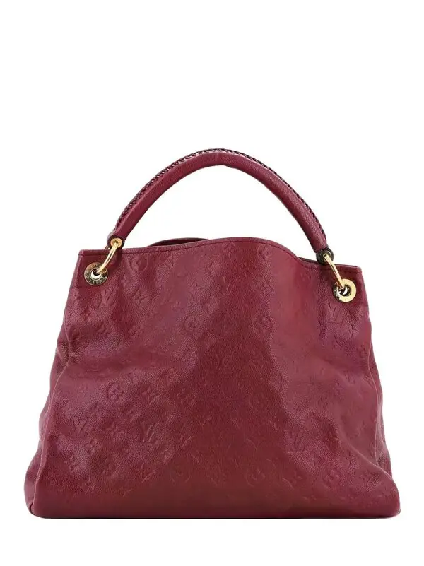 LOUIS VUITTON Artsy Mm Hobo Bag Monogram Empreinte Leather - Red
