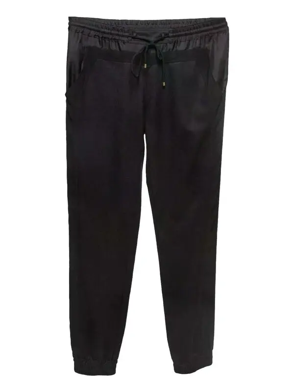 Roberto Cavalli Elasticated-waistband Track Pants - Black