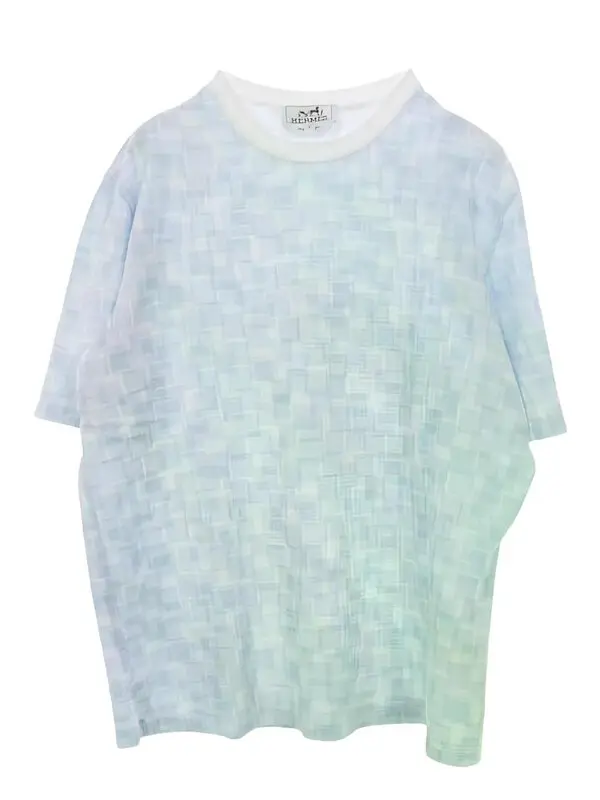 Hermès 2010s Pique Cotton T-shirt - Blue