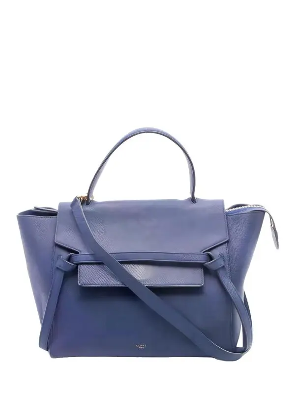 Celine 2000s Mini Leather Belt Bag - Blue