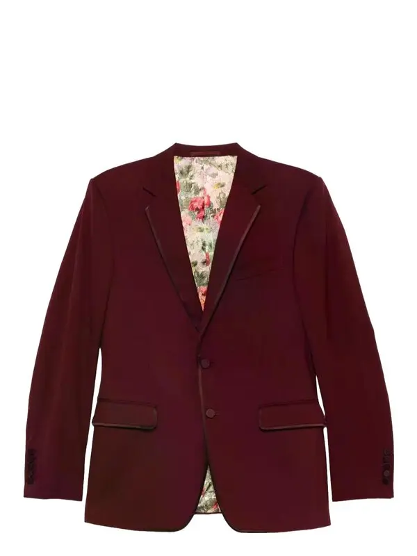 Gucci 2000s Satin-trim Suit - Red