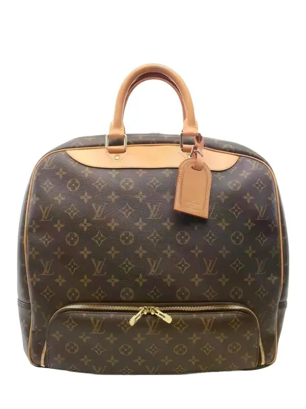 LOUIS VUITTON 2001 Monogram Boston Bag - Brown