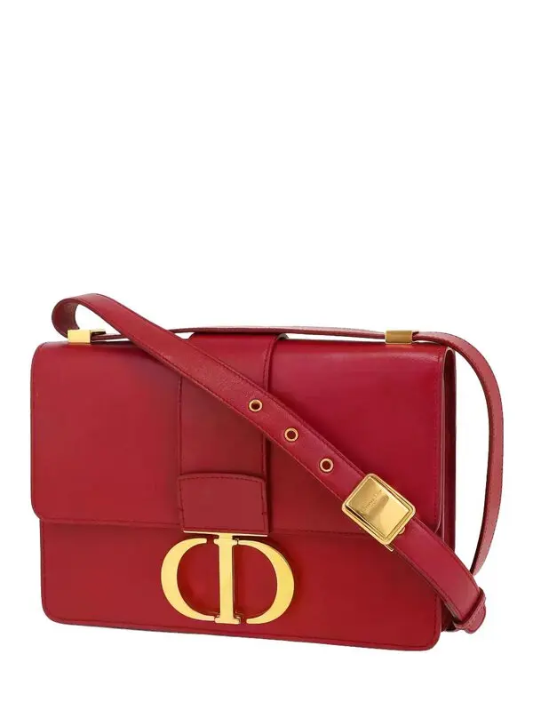 Dior 2020s 30 Montaigne Shoulder Bag - Red