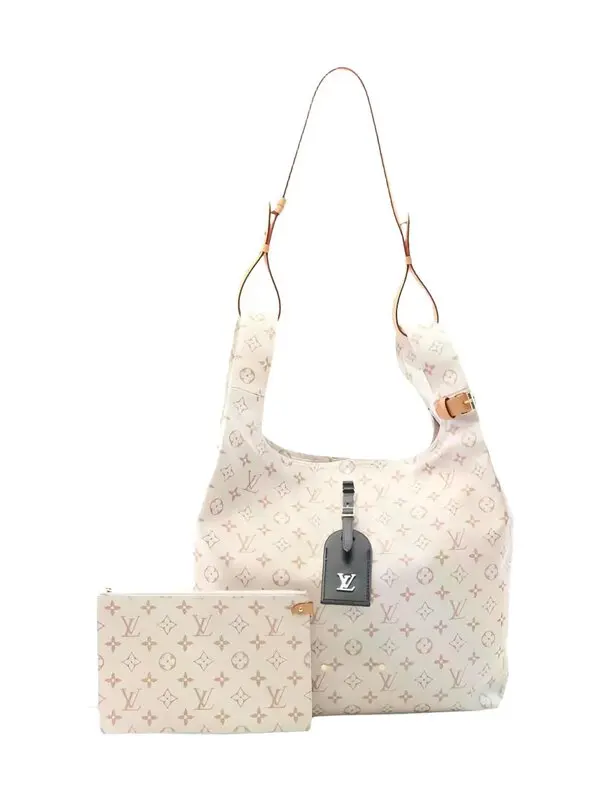 LOUIS VUITTON 2010s Atlantis Gm Monogram Shoulder Bag - White