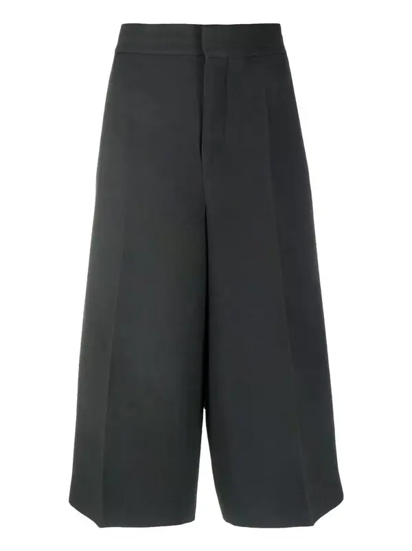 Dior 2010 High-waisted Culottes - Green
