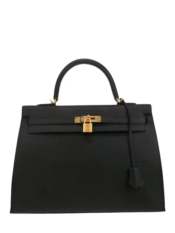 Hermès 2022 Kelly 35 Tote Bag - Black