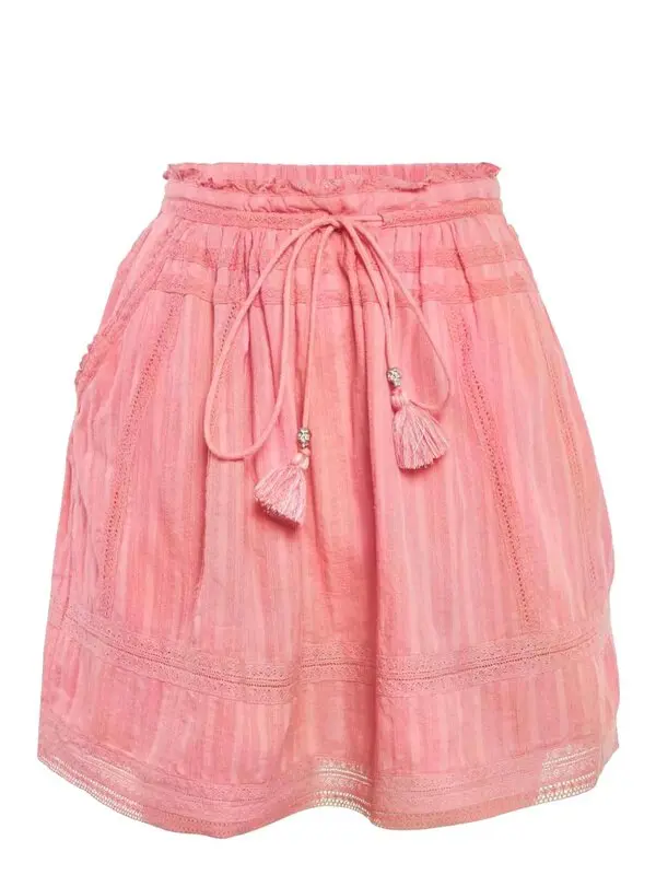 Zadig&Voltaire Tassel Cotton Skirt - Pink