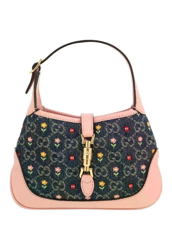 Gucci Jackie Monogram-pattern Mini Bag - Pink