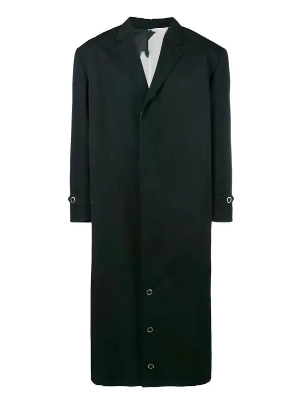 Jean Paul Gaultier 1987 Oversized Long Coat - Black