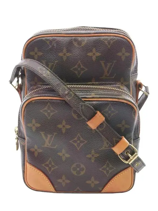 LOUIS VUITTON 2003 Amazon Monogram Shoulder Bag - Brown