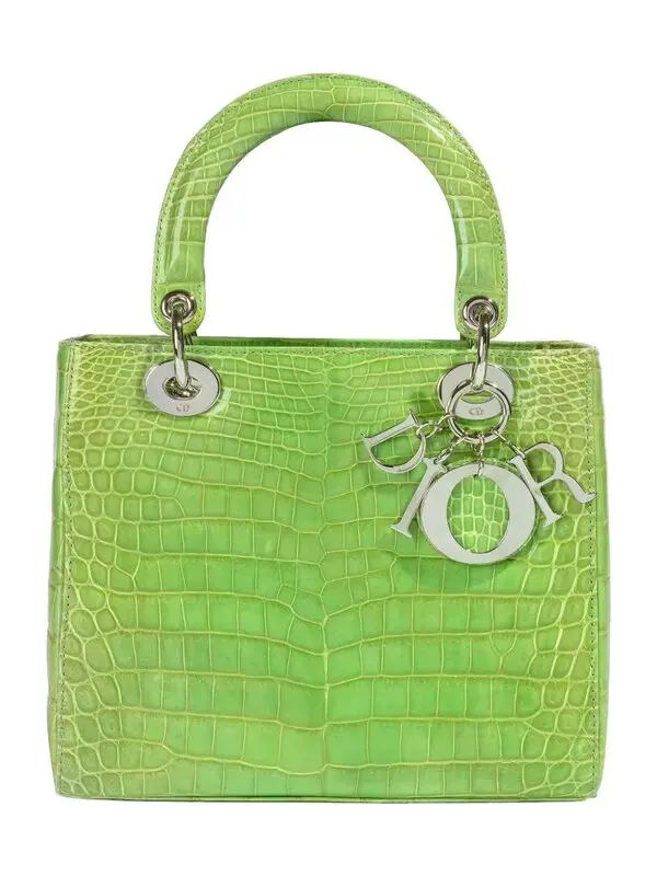 Dior Lady Two-way Handbag - Green