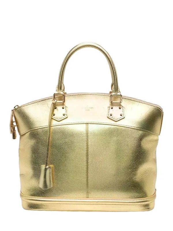 LOUIS VUITTON 2007 Lockit Mm Tote Bag - Gold