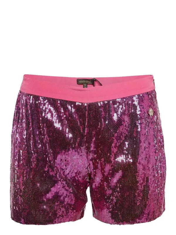 Roberto Cavalli Vintage Sequinned Shorts - Pink