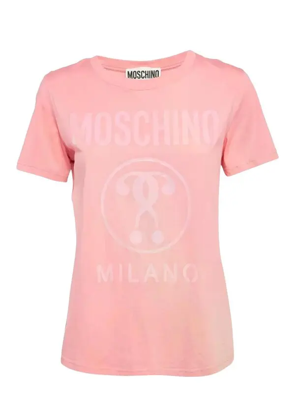Moschino Logo-print T-shirt - Pink