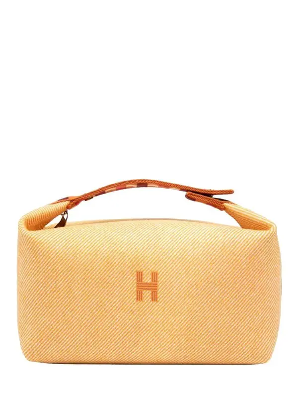 Hermès Pre-owned Bride A Brac Au Carre Case Vanity Bag - Orange