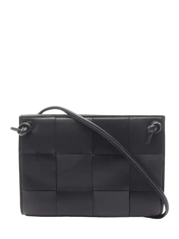 Bottega Veneta Mini Cassette Shoulder Bag - Black