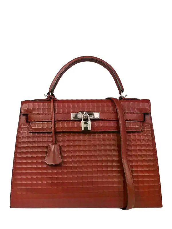 Hermès 2003 Kelly 32 Tote Bag - Red