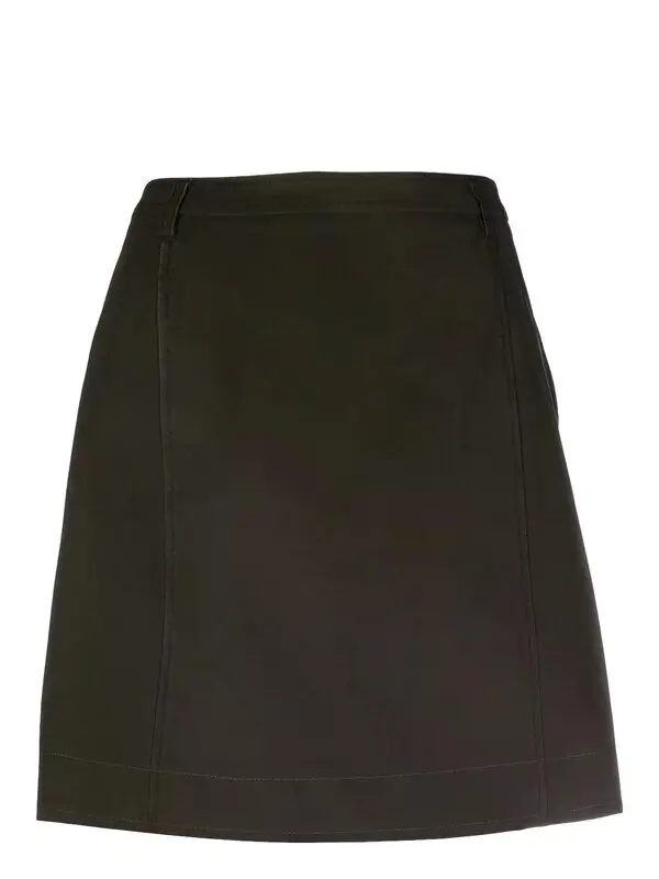 Prada 2000s High-waisted A-line Skirt - Green