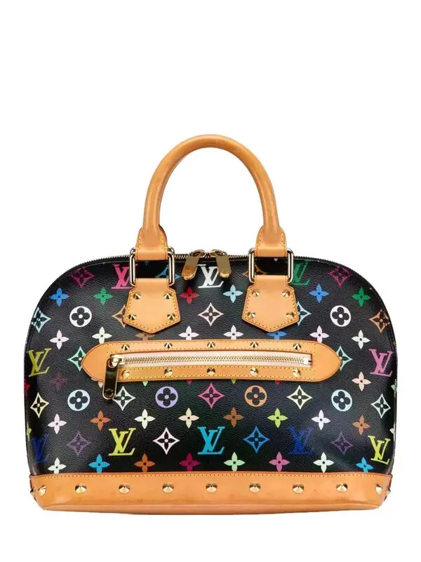 LOUIS VUITTON 2003 Monogram Multicolore Alma Pm Handbag - Black