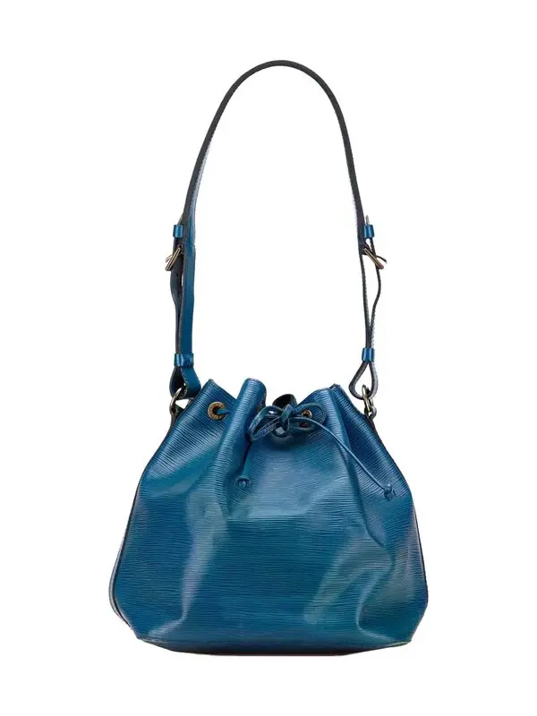 LOUIS VUITTON 1994 Epi Petit Noe Bucket Bag - Blue