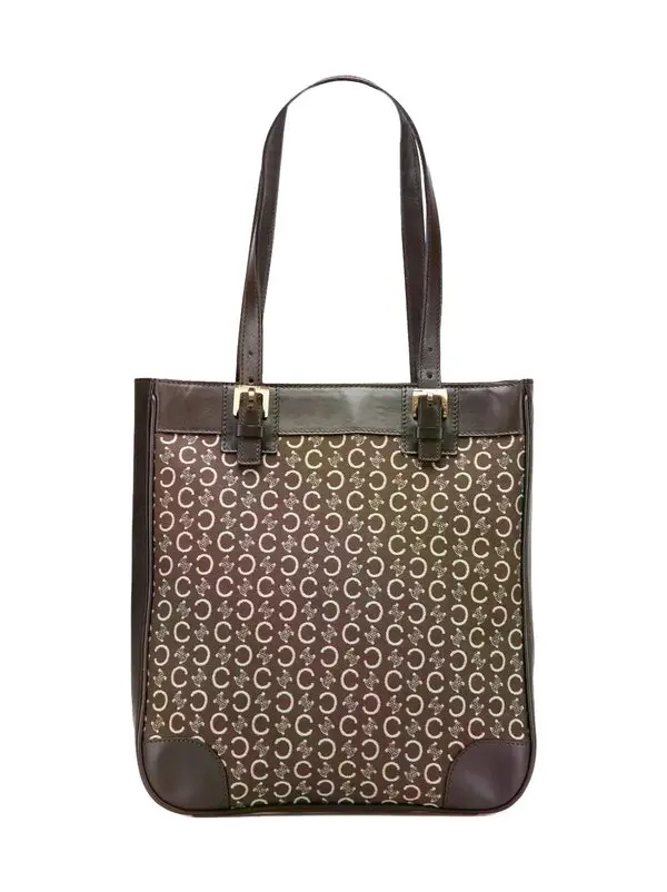 Celine Macadam Canvas Tote Bag - Brown