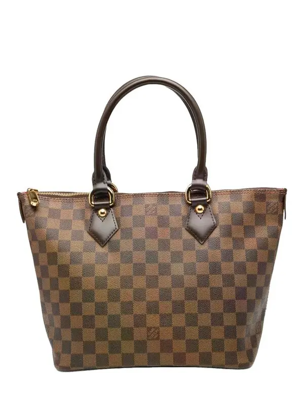 LOUIS VUITTON 2010 Damier Ebene Saleya Pm Handbag - Brown