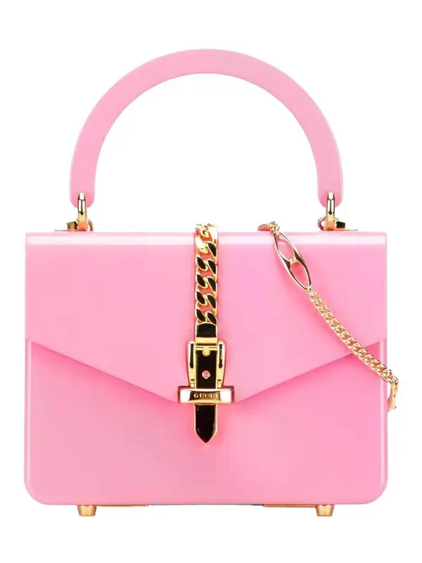 Gucci Mini Sylvie 1969 Top Handle Satchel - Pink