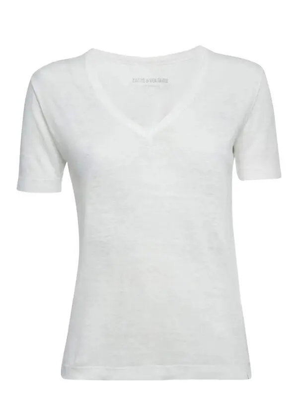 Zadig&Voltaire Linen T-shirt - White