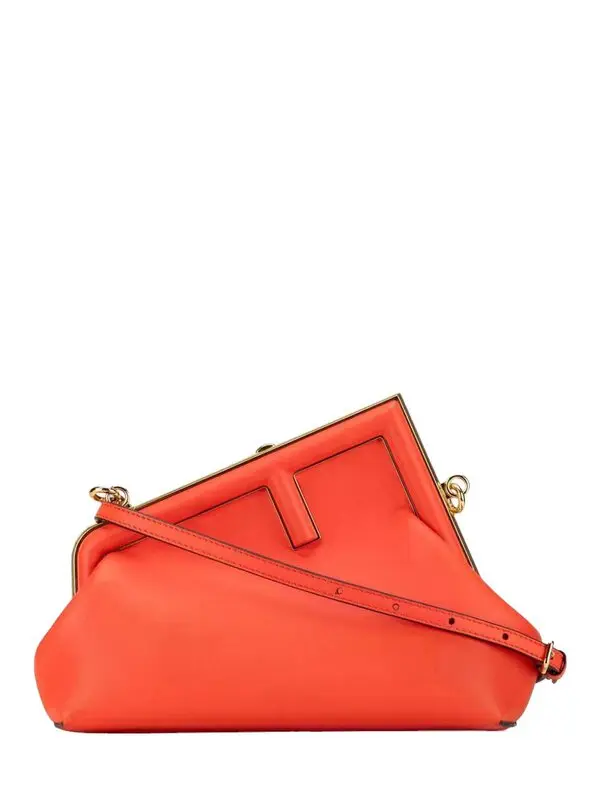 Fendi 2019 Small Nappa First Crossbody Bag - Red