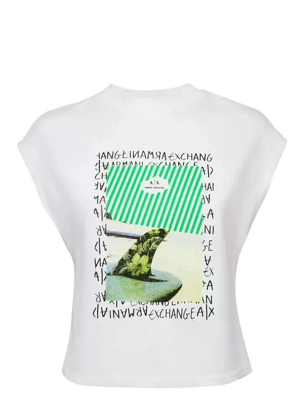Max Mara 2024 Graphic Print T-shirt - White