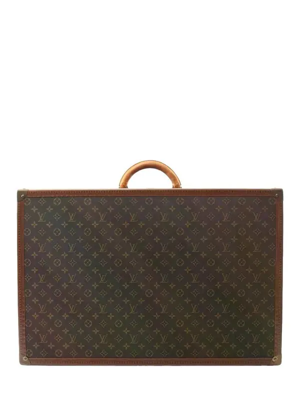 LOUIS VUITTON Bisten 70 Monogram Trunk Suitcase - Brown