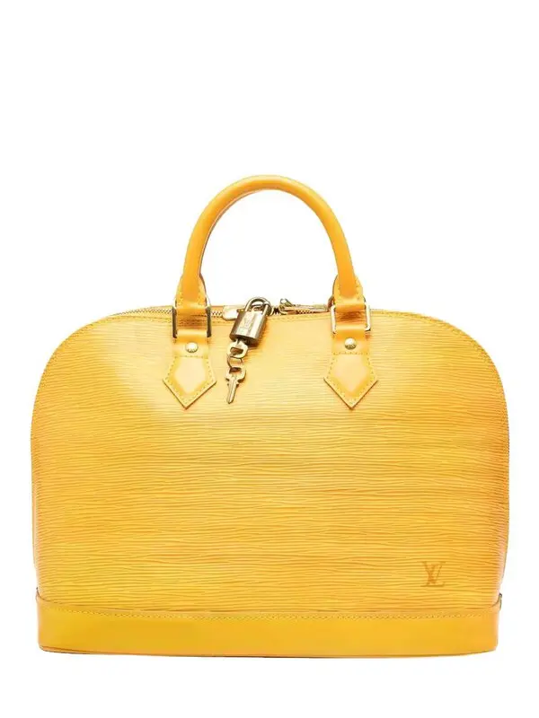 LOUIS VUITTON Epi Alma Pm Handbag - Yellow